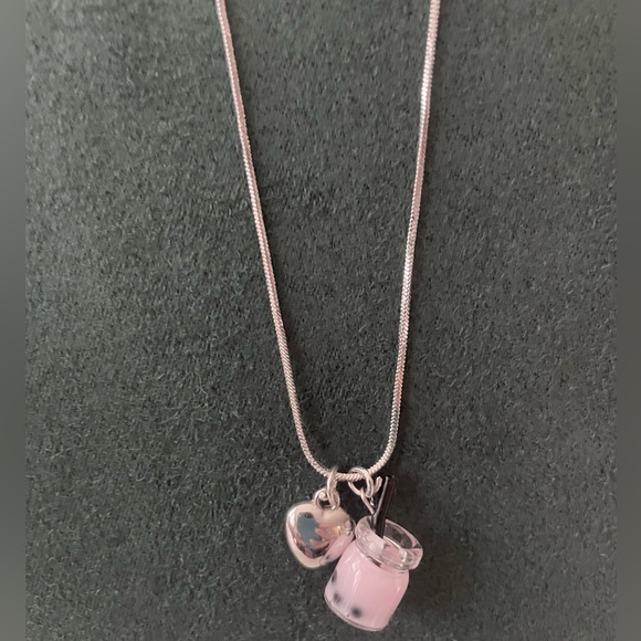 Bejeweled Helen | Other | Boba With Bubble Heart And 8 Snake Chain ...
